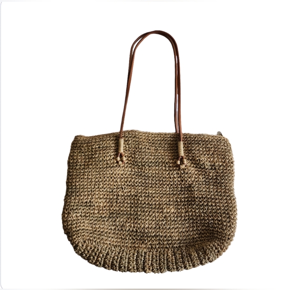 Cappelli Straworld | Bags | Straw Purse Lined With Zipper | Poshmark